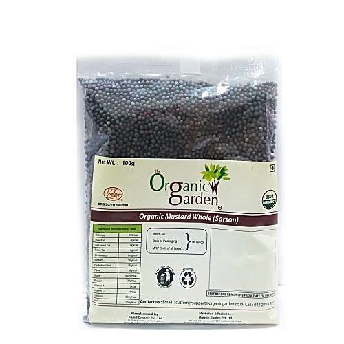Buy Organic Garden Mustard - Whole (Sarson / Mohri) Online at Best ...