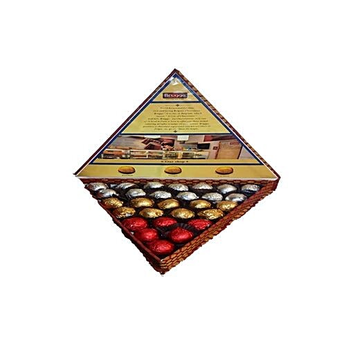 Buy Brugge Chocolates - Triangle Box (Plain Nougat, Hazelnut & Caramel ...