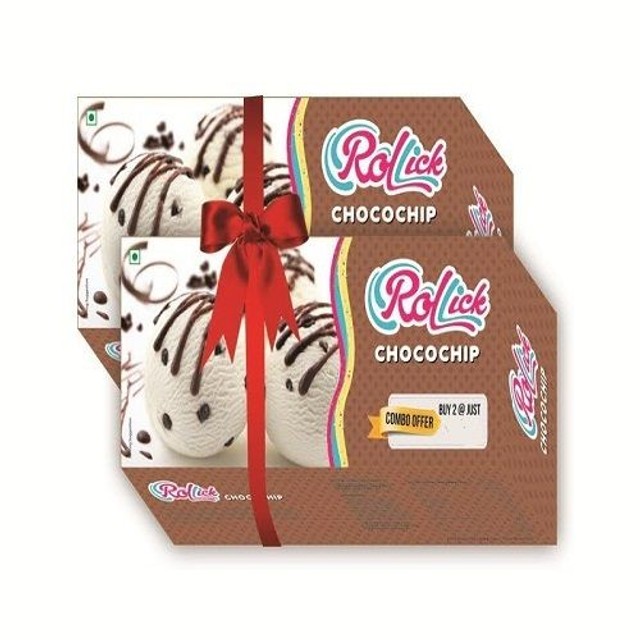 Buy Rollick Ice Cream - Chocochip Block Online at Best Price of Rs null ...
