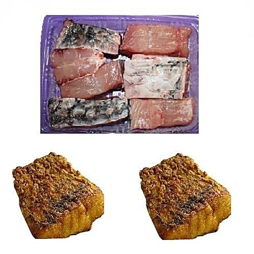 Buy CLS SHOPPING Fish - Rohu / Rui Belly Piece / Rui Peti Online at ...