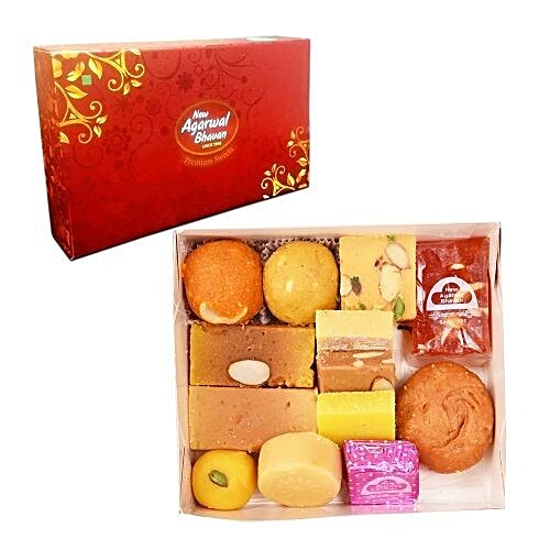 Buy New Agarwal Bhavan - Diwali Sweets - Assorted Ghee & Khova Box 500 ...