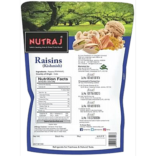 Buy Nutraj Dry Fruits - Raisins, Green India Round Online at Best Price ...