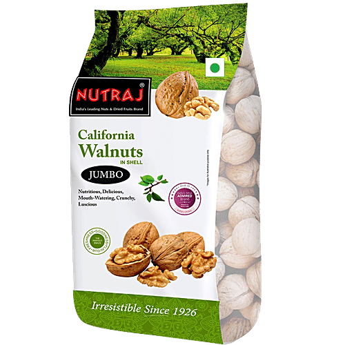 Buy Nutraj Dry Fruits - Signature California Walnut Inshell Online at Best Price of Rs null ...