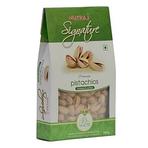 Buy Nutraj Dry Fruits Signature Roasted Salted California Pista Vacuum Pack 200 Gm Online at the ...