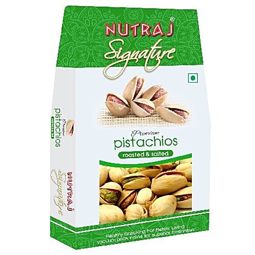 Buy Nutraj Dry Fruits - Pistachios / Pista, Signature Roasted & Salted Online at Best Price of ...