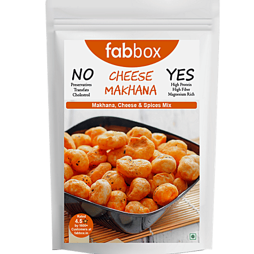 Buy Fabboxin Makhana Cheese 35 Gm Online At Best Price of Rs 79 - bigbasket