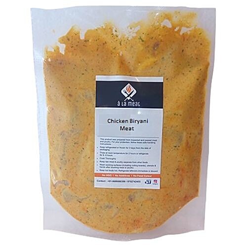 Buy A La Meat Chicken - Breast, Marinated Biryani Meat, With Bone ...