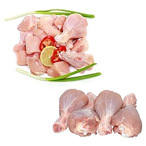 Buy Amir Chicken Kapil Malhar Chicken Combo - Curry Pieces & Drumstick ...