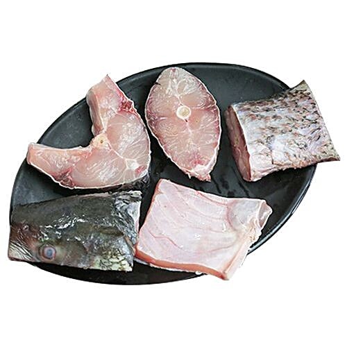 Buy Fish Special Fish - Large Rui / Rohu, Processed & Cleaned, Head ...