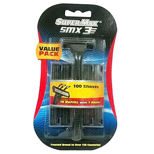 Buy Supermax Shaving Blade - SMX 3 - 3 System, Jumbo Pack Online at ...