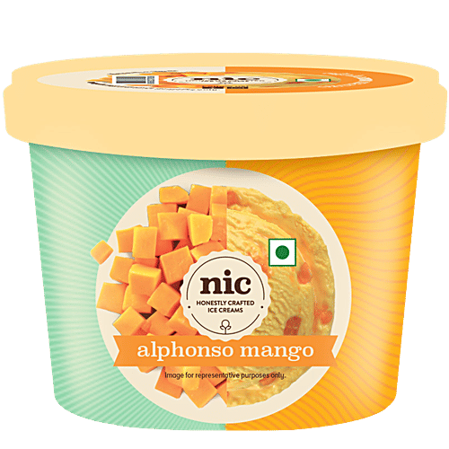 Buy Nic Alphonso Mango Ice Cream Online at Best Price of Rs 85 - bigbasket
