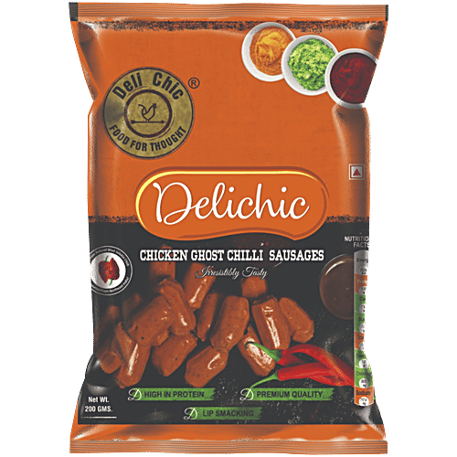 Buy Deli Chic Chicken Ghost Chilli Sausages Online at Best Price of Rs ...