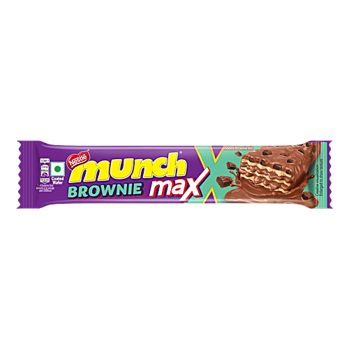 Buy Nestle Munch Max Brownie Max - Coated Wafer Online at Best Price of ...