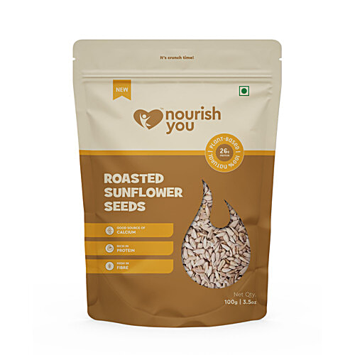 Buy Nourish you Roasted Sunflower Seeds Online at Best Price of Rs 87.5 ...