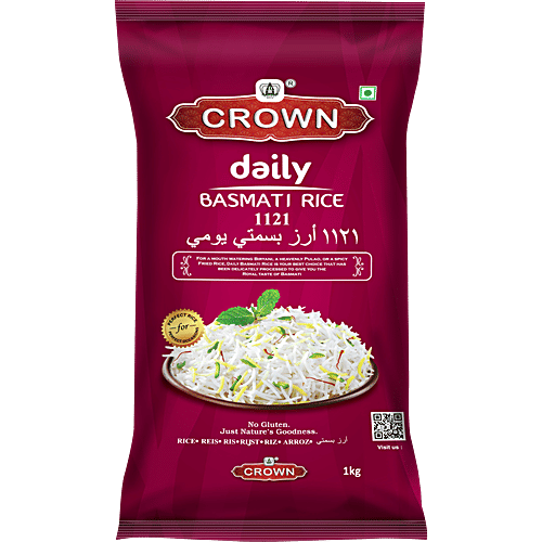 Buy Crown Daily Basmati Rice 1121 Online at Best Price of Rs 75.4 ...