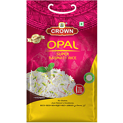 Buy Crown Opal Super Basmati Rice Online at Best Price of Rs 816.25 ...