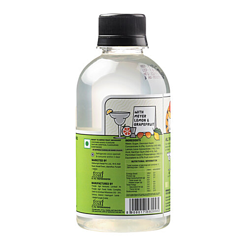 Buy Tipsy Tiger Sunny Margarita Cocktail Mixer With Lemon Non-Alcoholic ...