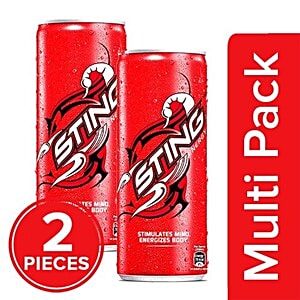 Sting Energy Drink 250 ml Can: Buy online at best price | bigbasket.com