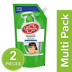 Buy Lifebuoy Nature - Germ Protection Handwash Refill Online at Best ...