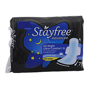 Buy STAYFREE Advanced All Night XL- Sanitary Pads For Women Online at ...