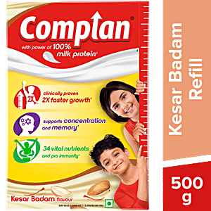 Buy Horlicks Health Nutrition Drink Kesar Badam 400 Gm Online At Best ...