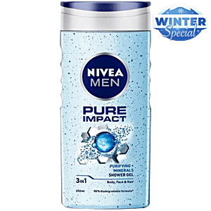 Buy Nivea Shower Gel Pure Impact 500 Ml Online at the Best Price of Rs ...