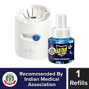 Buy All Out Ultra Refill - Liquid Vaporizer 45 ml (Pack of 6) Online at ...