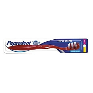 Buy Pepsodent Triple Clean Toothbrush Medium 1 Pc Online at the Best ...