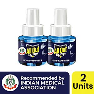 Buy All Out Ultra Refill - Liquid Vaporizer 45 ml (Pack of 6) Online at ...