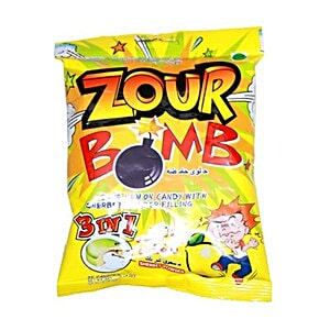 Buy Zour Bomb Sour Cola Candy With Sherbet Powder Filling 3 In 1 ...