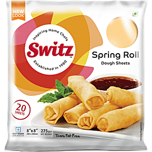 Buy Switz Spring Roll Sheets 8X8 25 Pcs 275 Gm Pouch Online at the Best ...