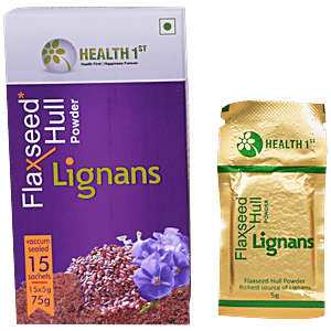 Buy Health 1st Flaxseed Hull Powder - Lignans Online at Best Price of ...
