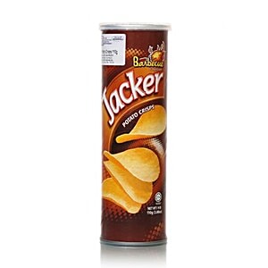 Buy Jacker Potato Crisps Barbecue Flavor 160 Gm Jar Online at the Best ...