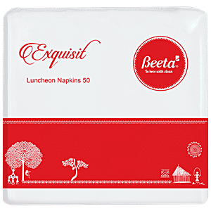 Buy Beeta Paper Napkin Tissue Daily 100 130 gm (30 cm x 30 cm) Online ...