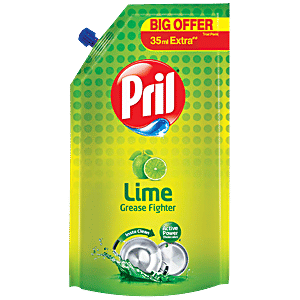 Buy Pril Dishwash Liquid Lime 750 Ml Bottle Online At Best Price of Rs ...