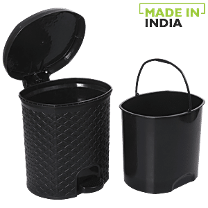 Buy Cello Classic Plastic Dustbin - Black Online at Best Price of Rs ...