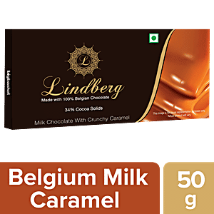 Buy Lindberg Crunchy Cookie Pure Belgium Milk Chocolate 50 Gm Online At ...