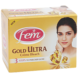 Buy Fem Cream Bleach Gold Ultra 30 Gm Online At Best Price of Rs 16.4 ...