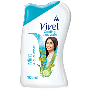 Buy Vivel Body Wash - Mint & Cucumber, Cooling, Moisturising, For Soft ...