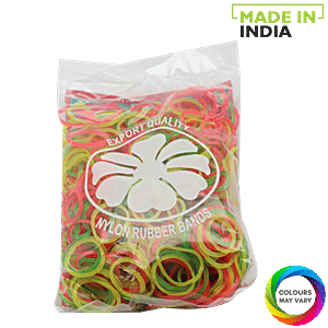 Buy CS Rubber Bands - Nylon, Assorted Colour, 5 cm Online at Best Price ...