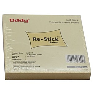 Buy ODDY RE-Stick Notes - 8 x 8 cm Online at Best Price of Rs 72 ...