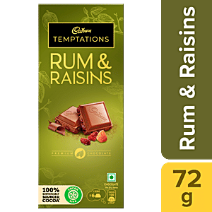 Buy Cadbury Temptations Rum & Raisins Premium Chocolate Bar Online at ...