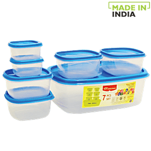 Buy Princeware Store Fresh Microwaveable Plastic Container Set ...