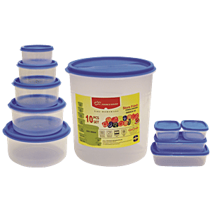 Buy Princeware Store Fresh Microwaveable Plastic Container Set ...