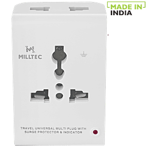 Buy Microtek 3-Pin Universal Multi Plug Adaptor Online at Best Price of ...