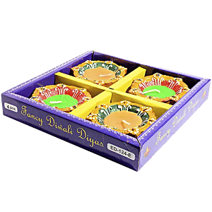 Buy DP Wax Diya - Assorted Colour, ED124D Online at Best Price of Rs ...