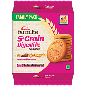 Buy Britannia Nutri Choice - 5 Grain Biscuits 2x200 gm (Multipack ...