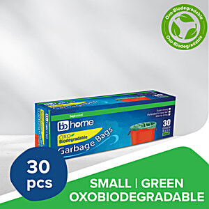 Buy bb home Oxo-Biodegradable Garbage Bags - Small, Green, 43x48 cm ...