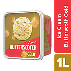 Buy Amul Real Ice Cream Butterscotch Bliss 1 Lt Tub Online At Best ...