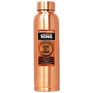 Buy Mr. Copper King Pure Copper Water Bottle - Premium Quality Online ...